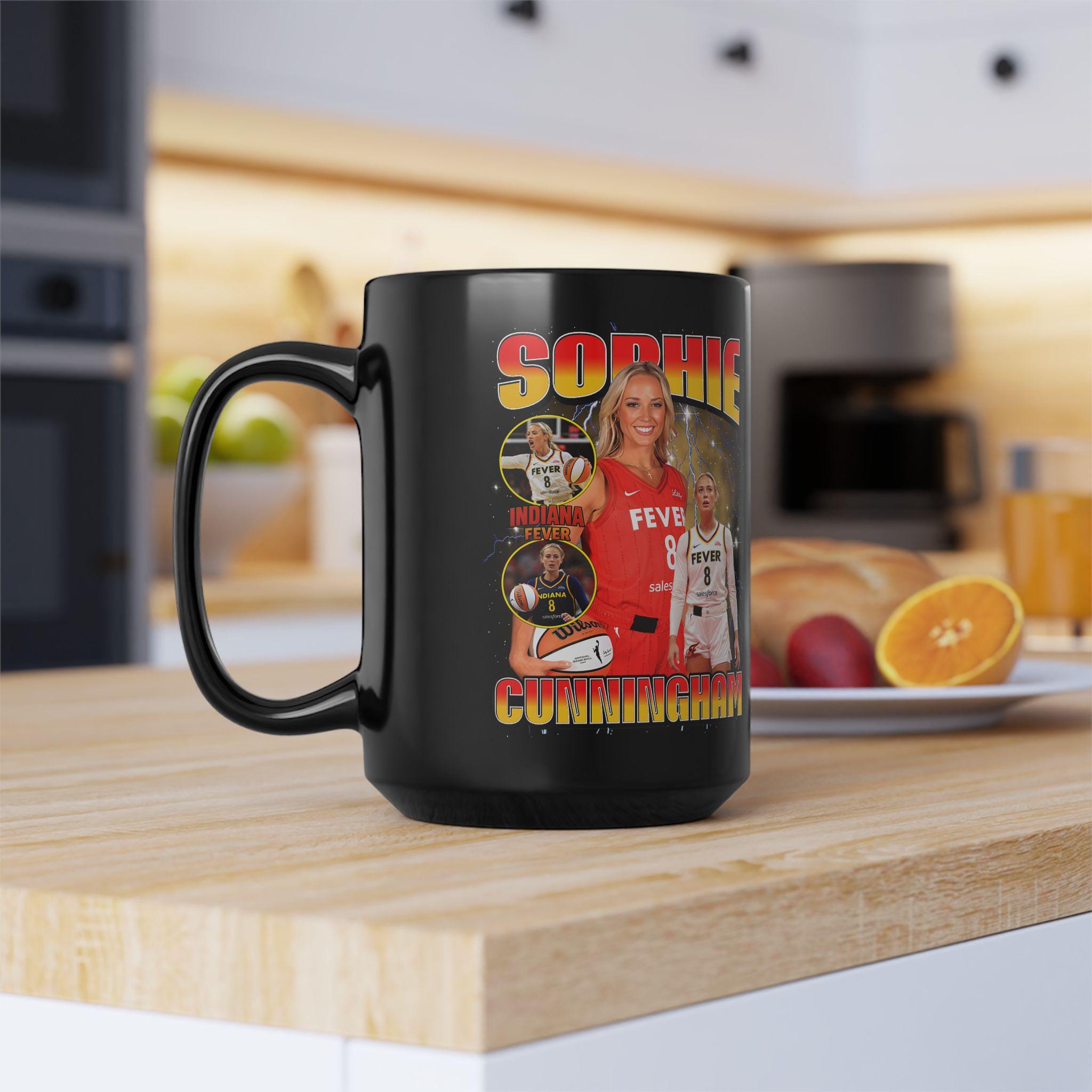 Sophie Cunningham Indiana Fever Basketball Mug Perfect for Fans Custom ...