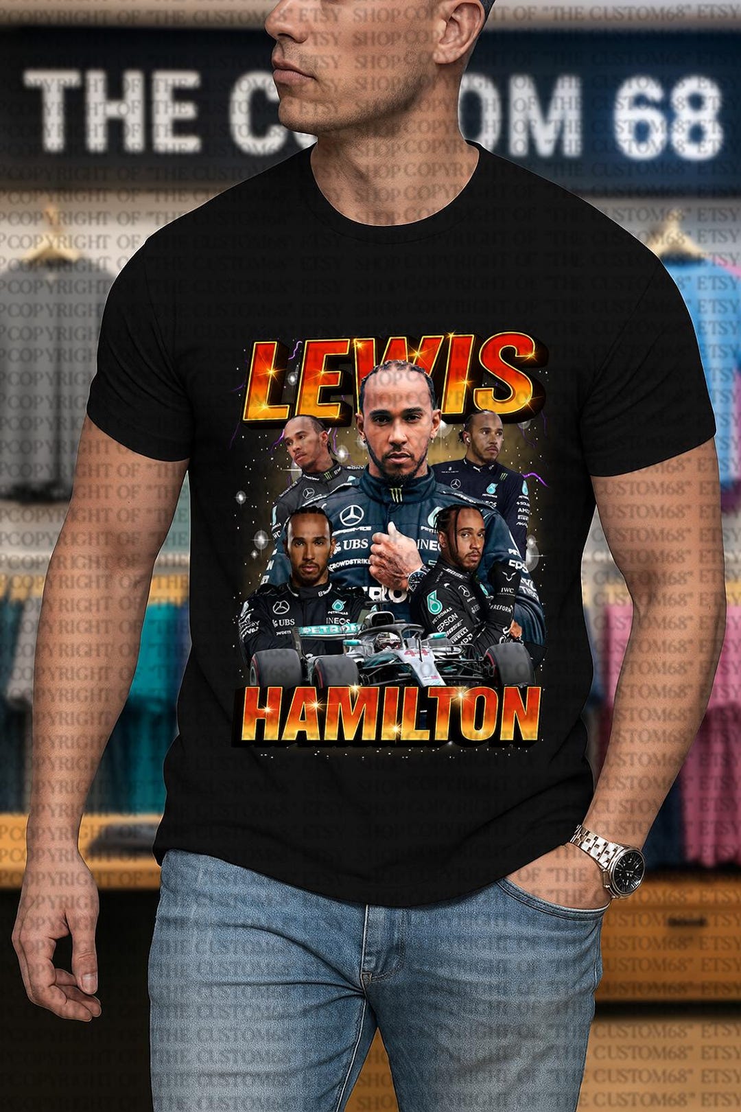 Lewis Hamilton F1 Racing Shirt 7 Times Champion Vintage 90's Shirt ...