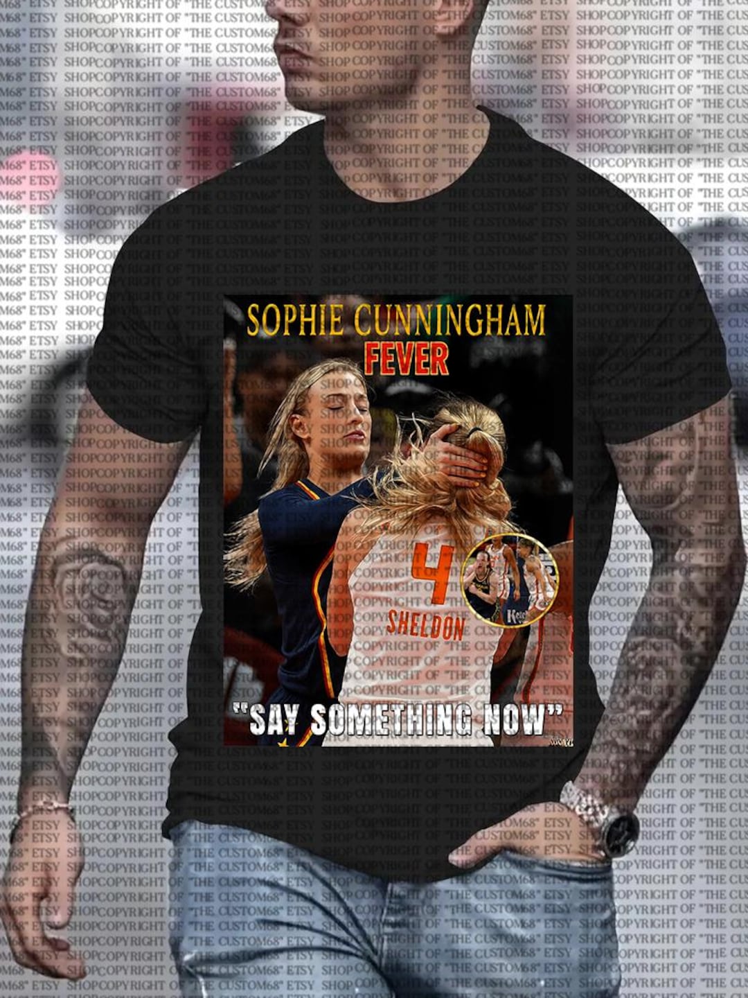 Sophie Cunningham Indiana Fever Basketball Player Step Sisters Vintage ...