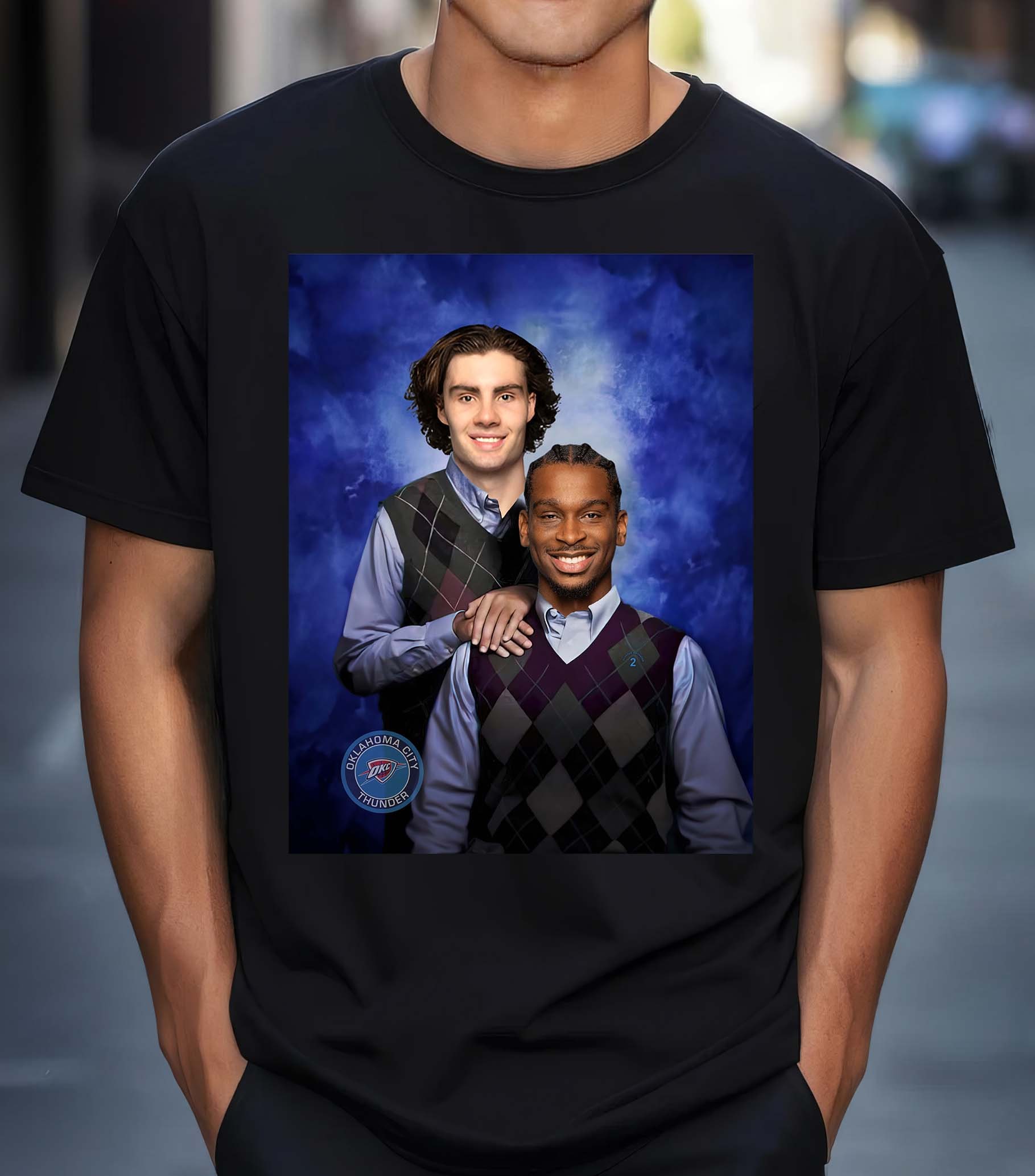 Shai Gilgeous Alexander and Josh Giddey OKC Thunders Vintage - Etsy