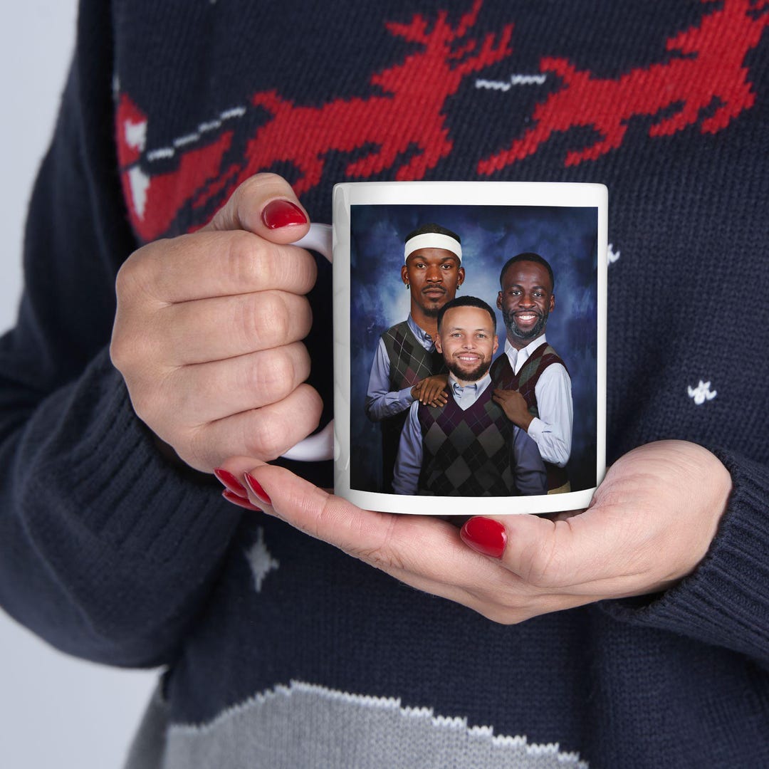 Steph Curry Jimmy Butler Draymond Green Elegant Ceramic Mug Stylish ...