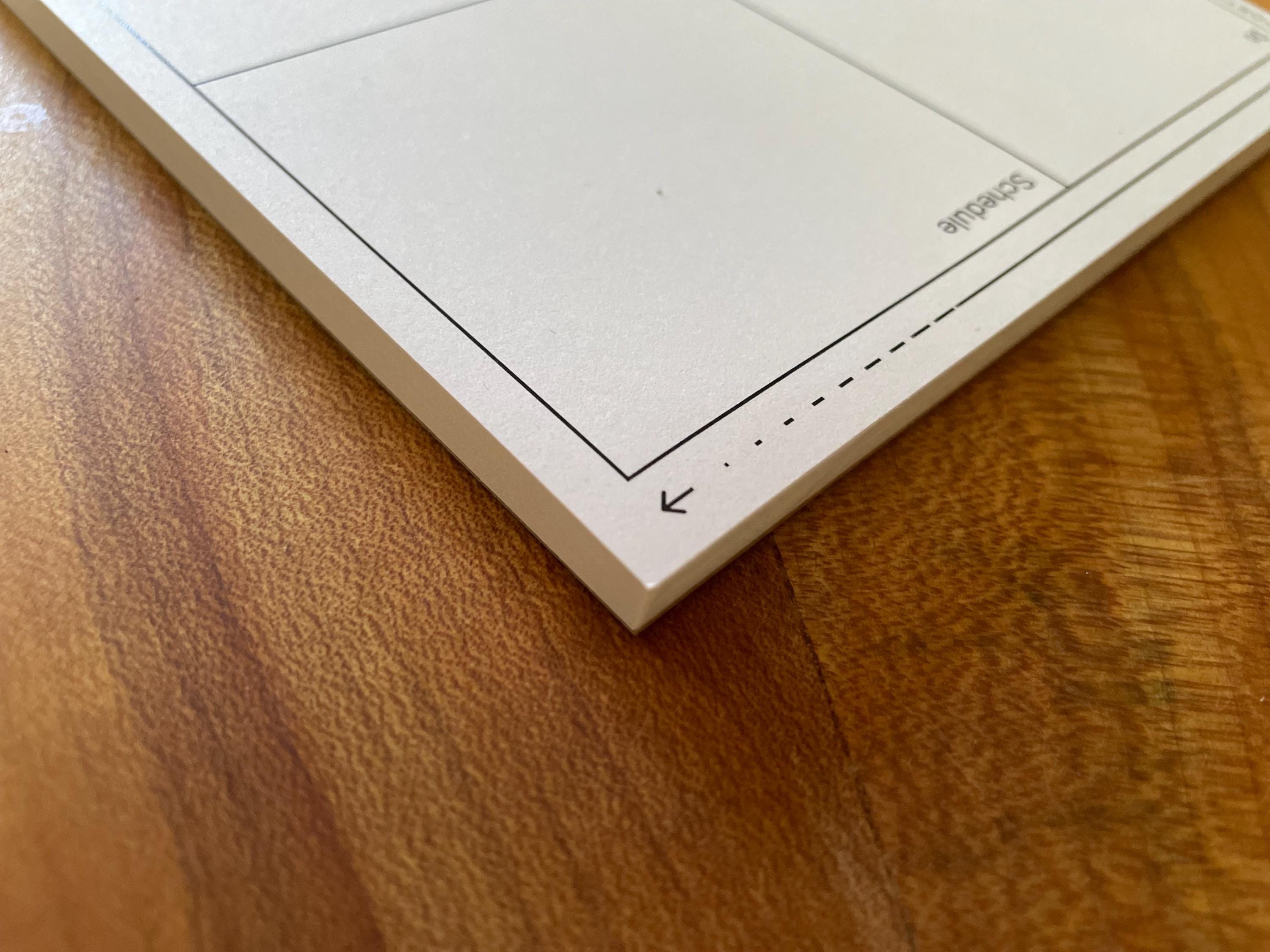 Eisenhower Matrix Pad: Minimalist Prioritization Tool, Recycled Paper ...