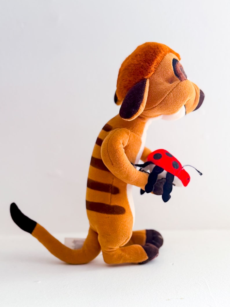 Disney Store the Lion King Timon With Grub Bug Plush 11 Movable Arms ...