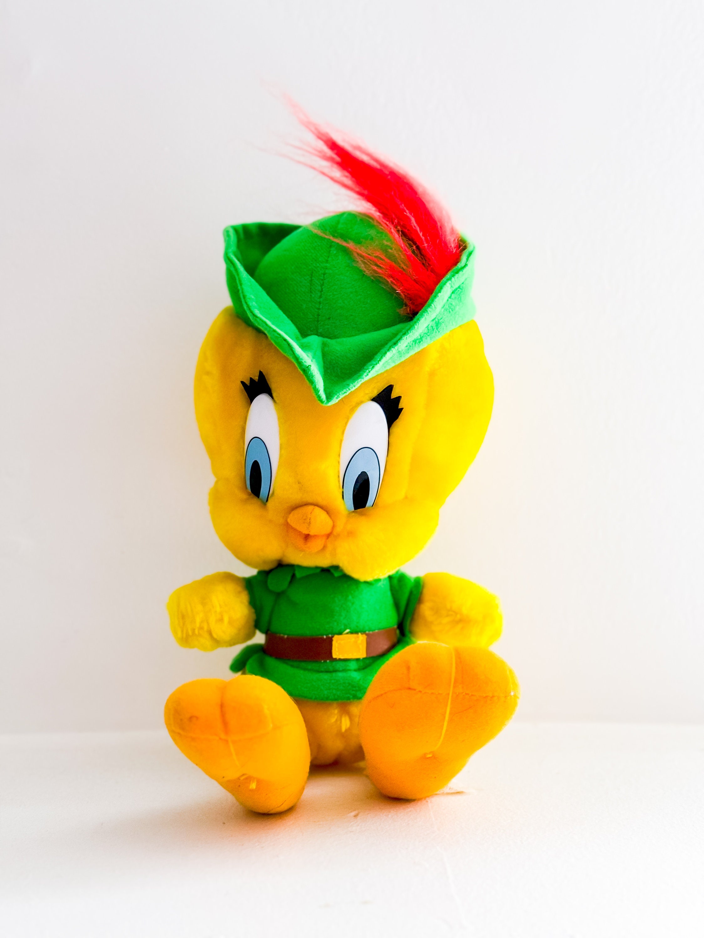 Tweety Bird Plush Vintage Robin Hood Peter Pan Warner Bros 1997 Looney ...