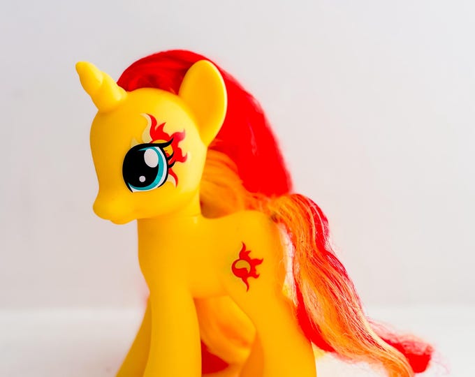 My Little Pony G4 2010 Sunset Shimmer Unicorn Brushable Figure - Etsy