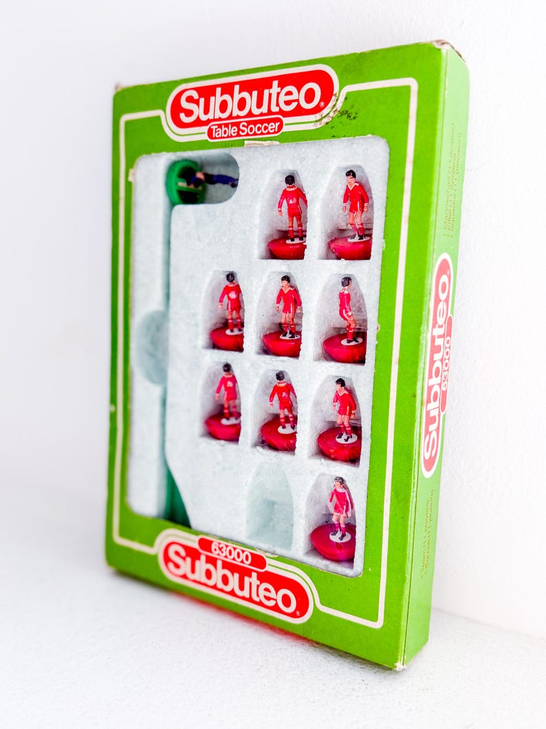 Vintage Subbuteo Table Soccer Liverpool FC Team Set 63000 - Etsy
