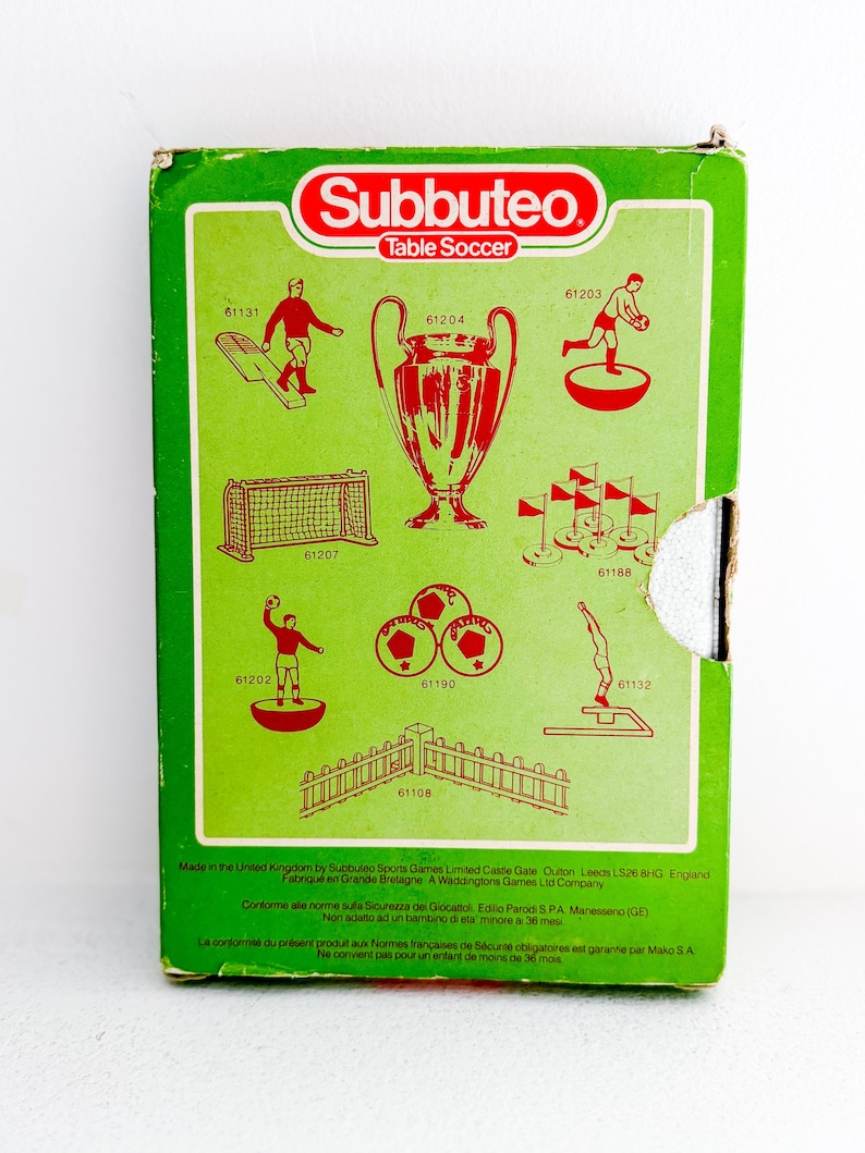 Vintage Subbuteo Table Soccer Liverpool FC Team Set 63000 - Etsy