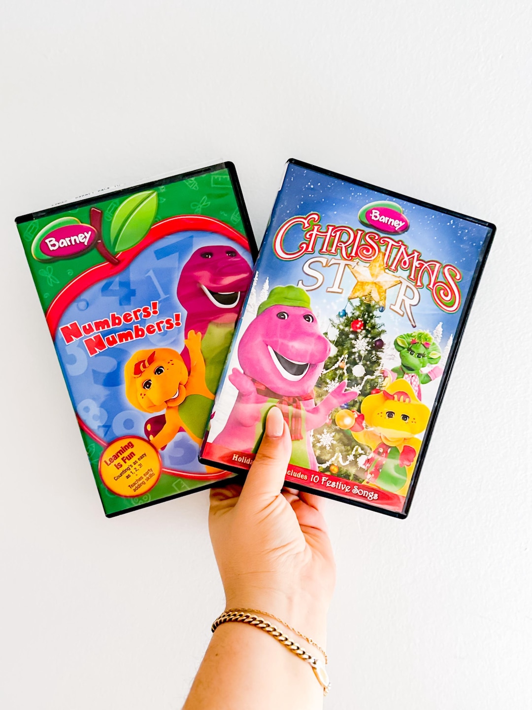 Lot of 2 Vintage Barney Dvds Barneys Christmas Star 2002 and Barneys ...