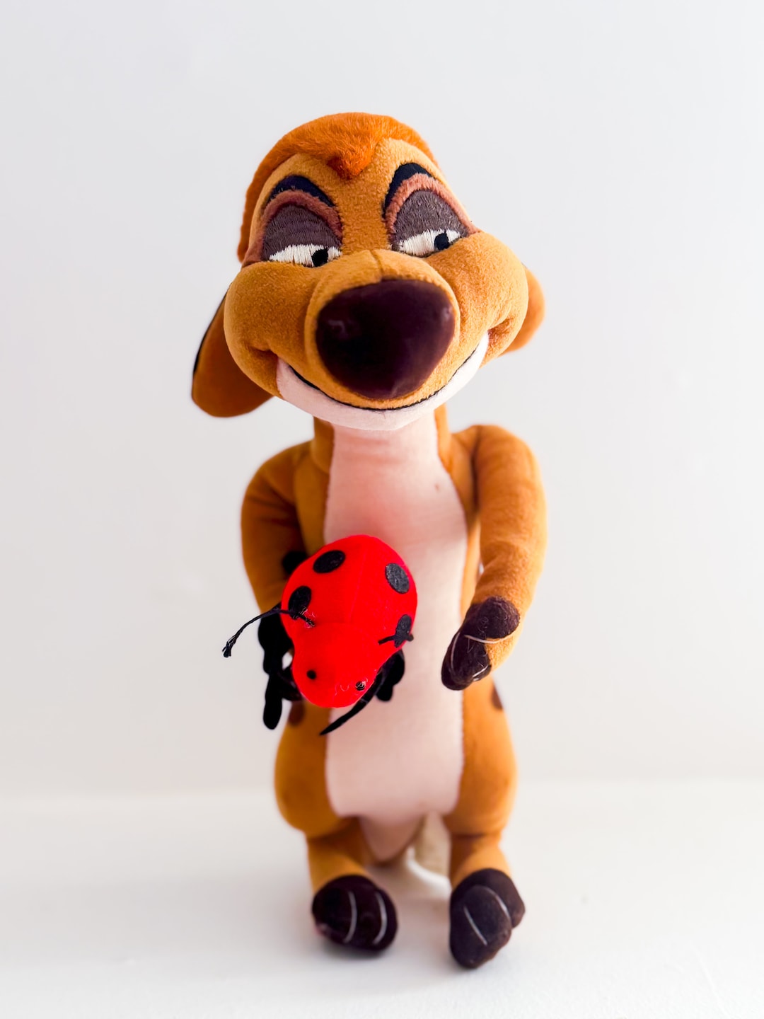 Disney Store the Lion King Timon With Grub Bug Plush 11 Movable Arms ...