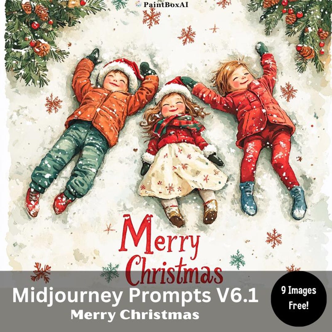 Midjourney Prompts for Vintage Christmas Cards, AI Christmas Prompts ...
