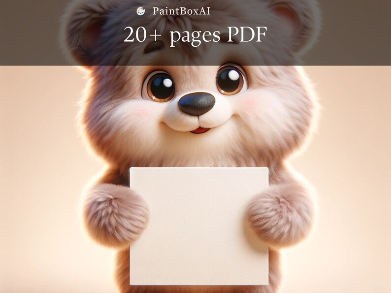Cheerful Furry Friends With Signs DALLE V3 Prompts, Cute Animals AI ...