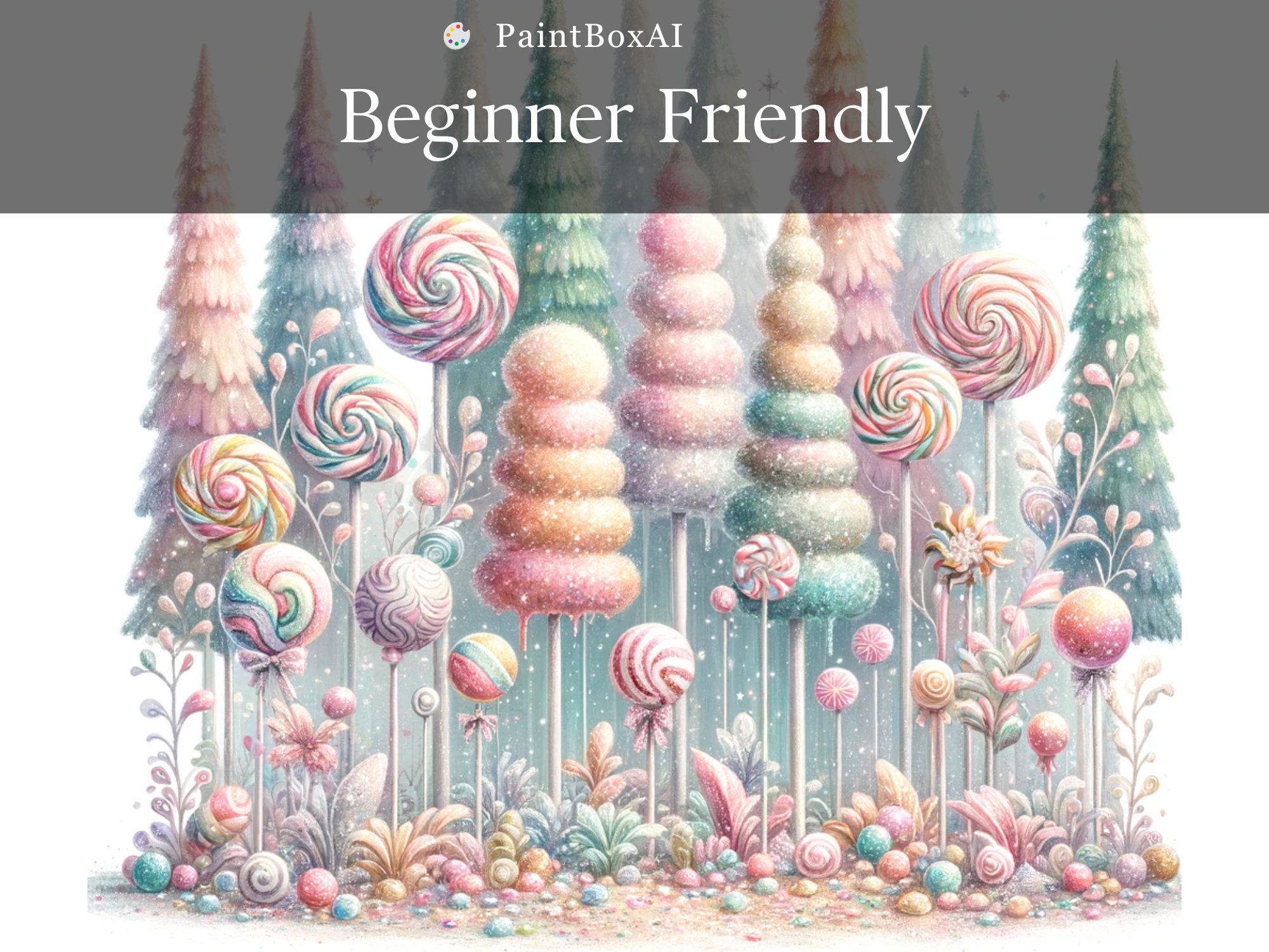 DALL-E 3 Prompts for Candyland Watercolor Fantasies, DALLE V3 Prompts ...