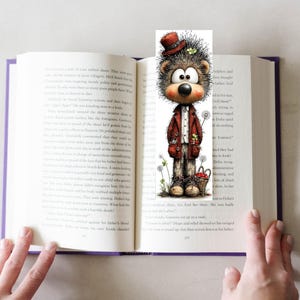 Whimsical Dapper Animal Bookmark Printable Set (digital Download) - Etsy