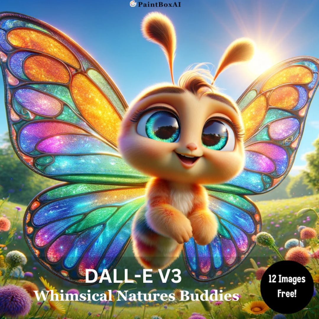 DALL-E 3 Prompt for Cute Cartoon Illustrations, Adorable Animals AI ...