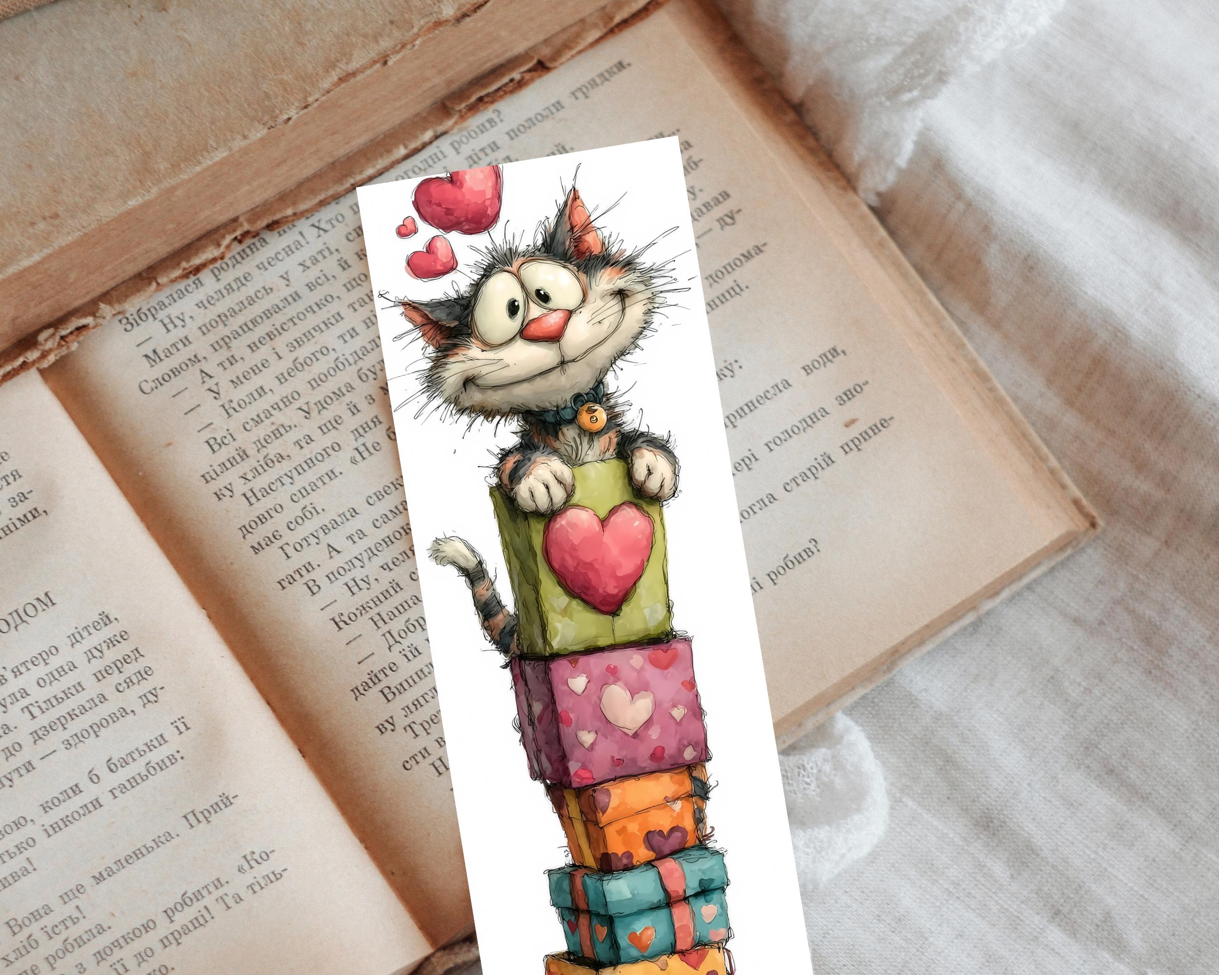 Quirky Valentine Animals Printable Bookmarks (digital Download) - Etsy