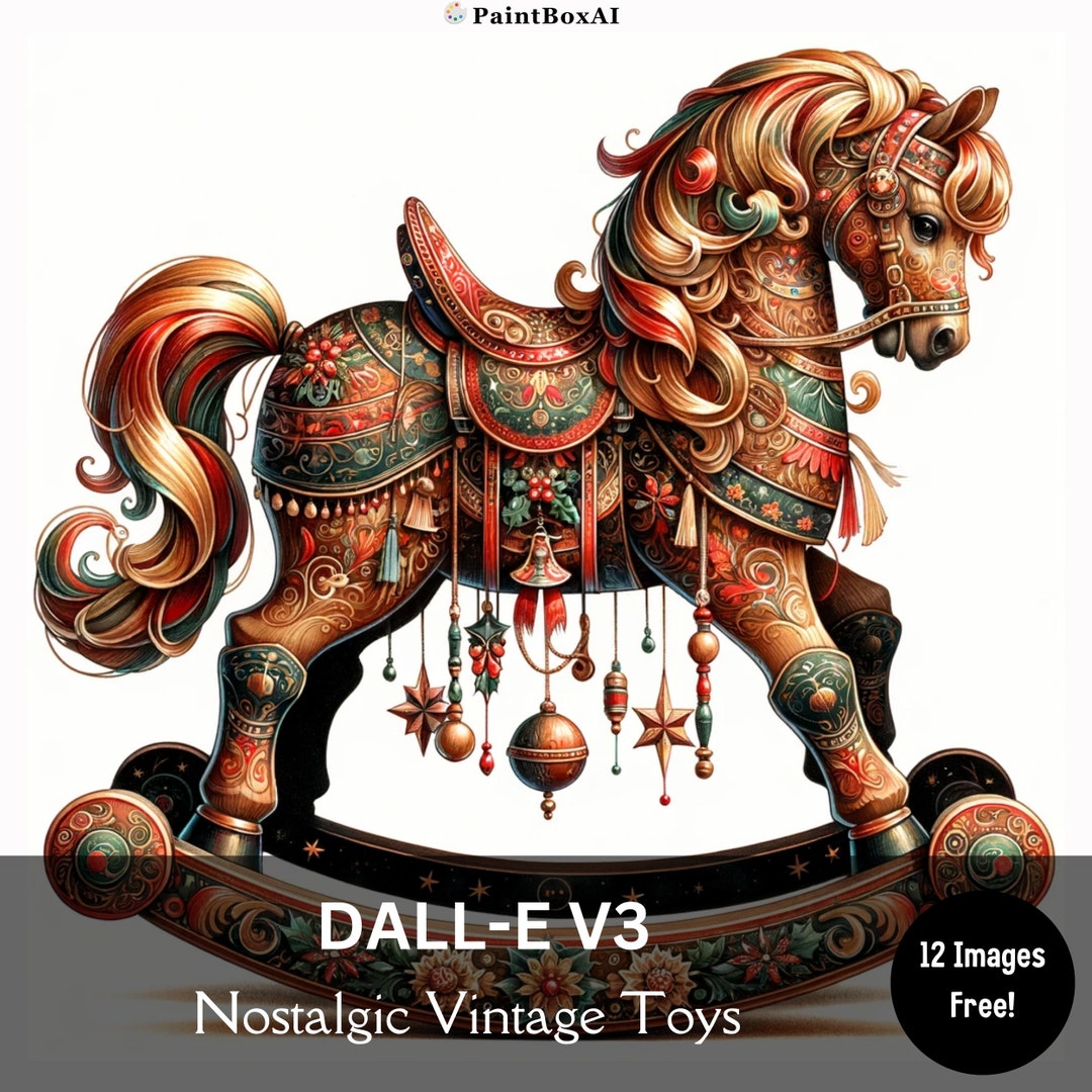 DALL-E 3 Prompts for Nostalgic Vintage Toys, DALLE V3 Prompts for Cute ...