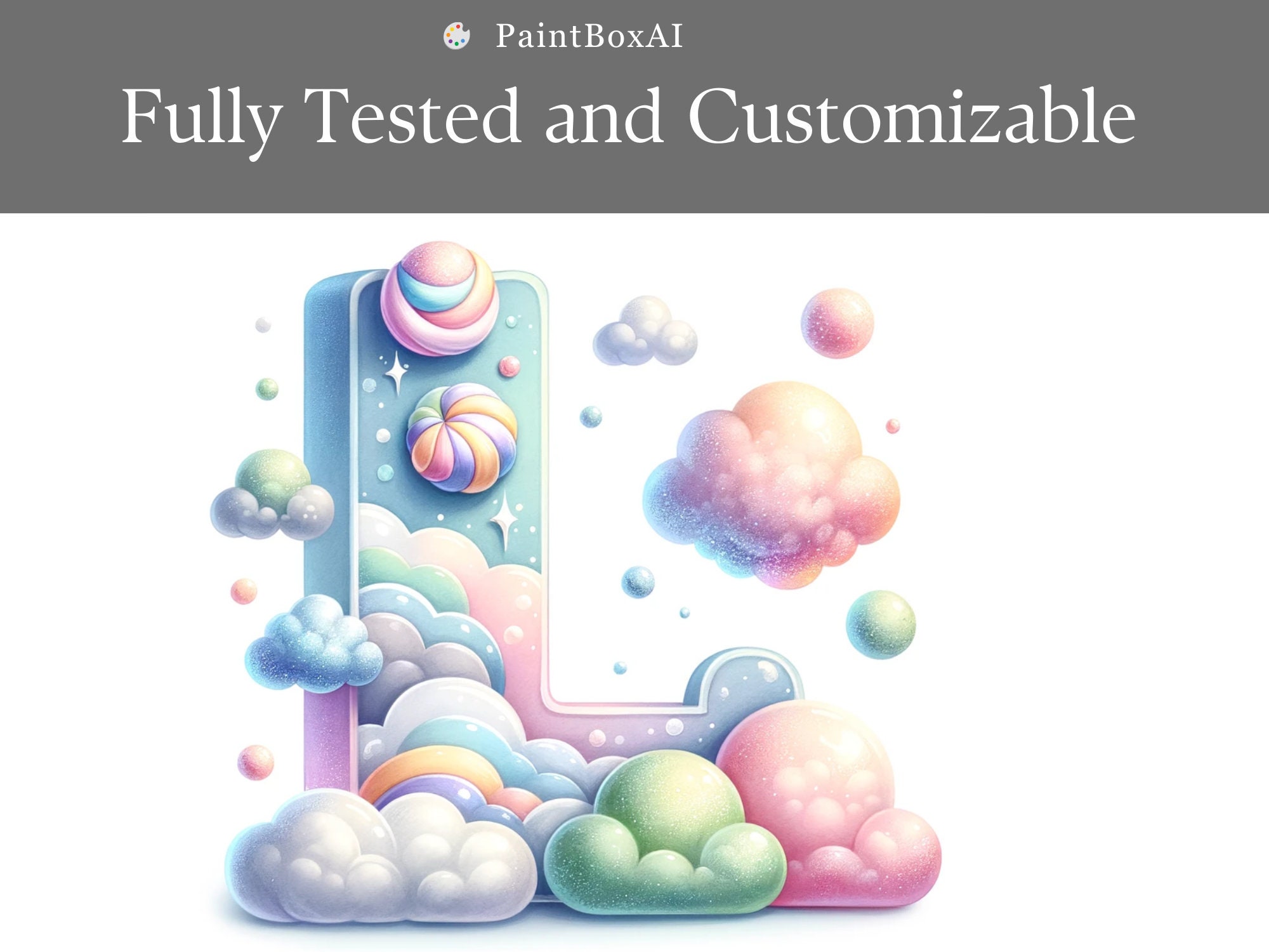 DALL-E 3 Prompts for Cute Watercolor Letters, DALLE V3 Prompts for ...