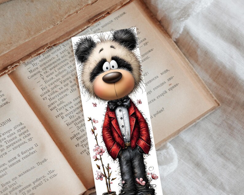 Whimsical Dapper Animal Bookmark Printable Set (digital Download) - Etsy