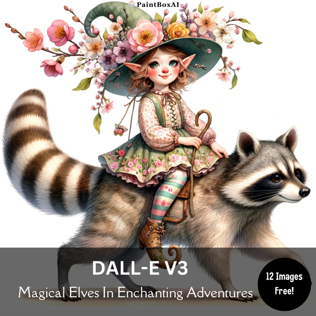 DALL-E Prompts for Magical Elves Adventures, DALLE V3 Prompts for ...