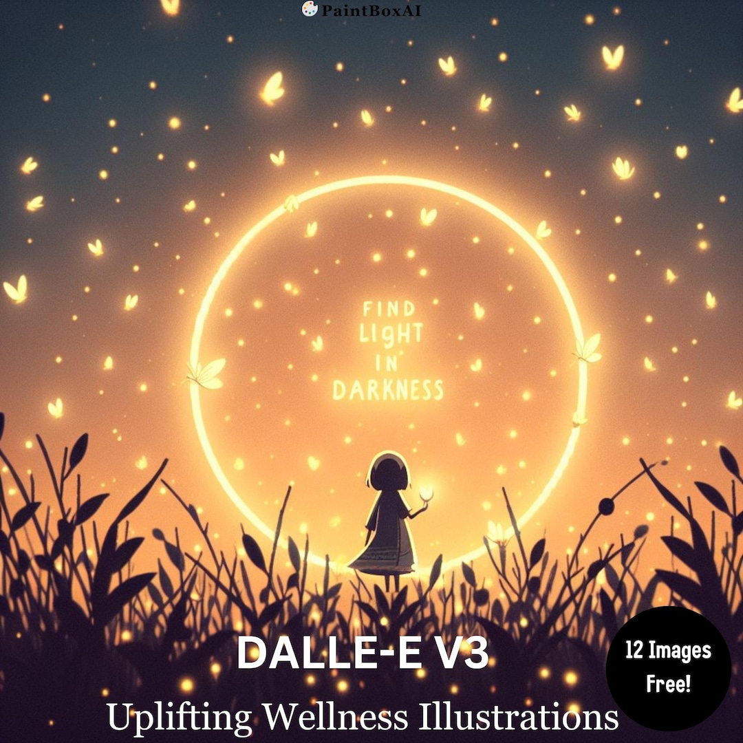 DALLE 3 Prompts for Uplifiting Wellness Illustrations, DALLE V3 Positive Mood AI Prompts, Mental ...