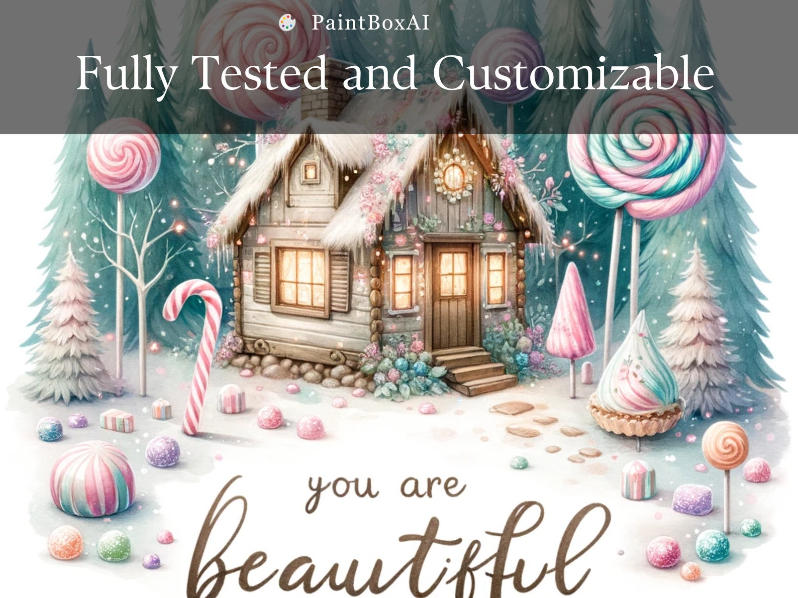 DALL-E 3 Prompts for Candyland Watercolor Fantasies, DALLE V3 Prompts ...