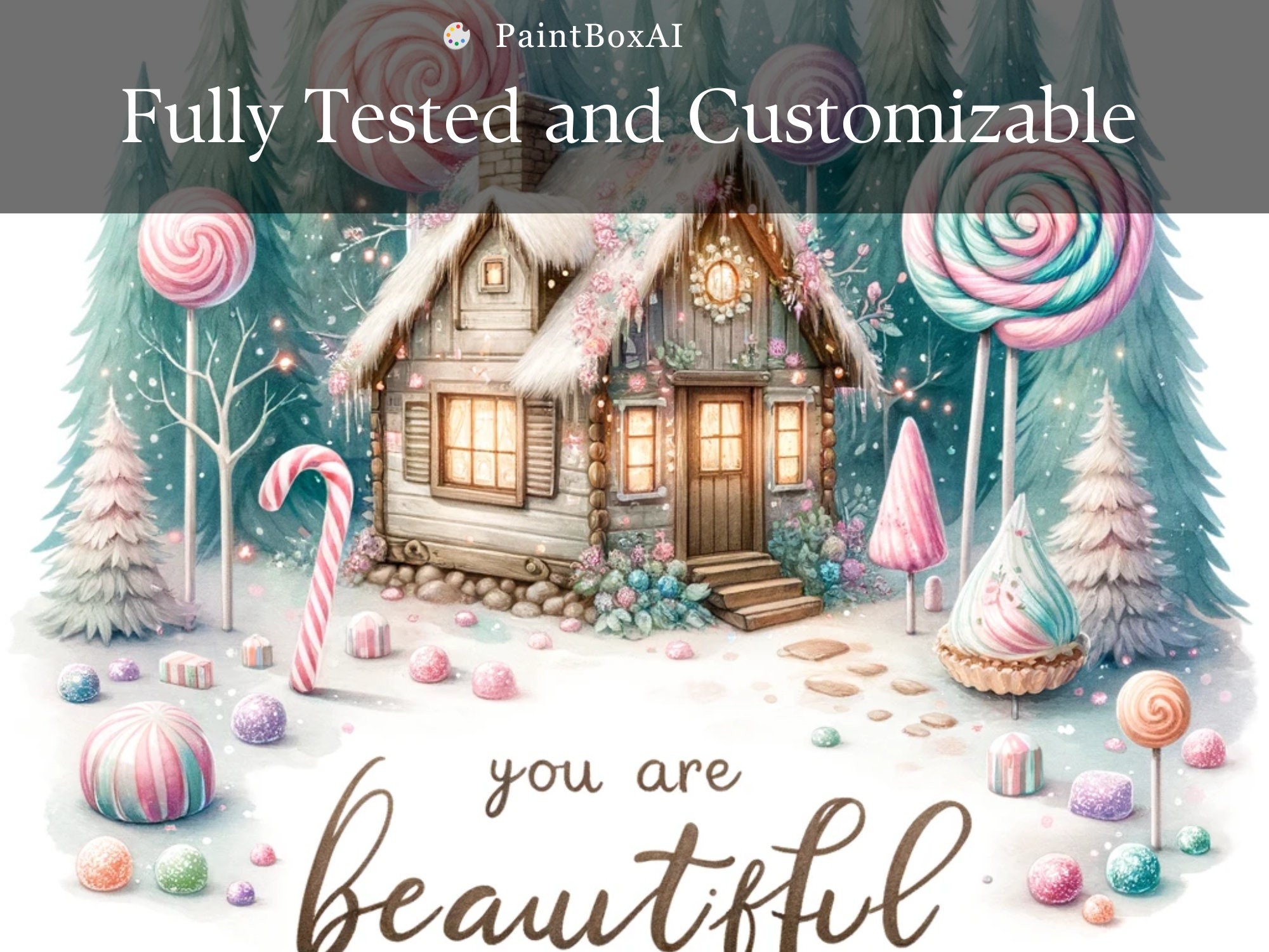 DALL-E 3 Prompts for Candyland Watercolor Fantasies, DALLE V3 Prompts ...