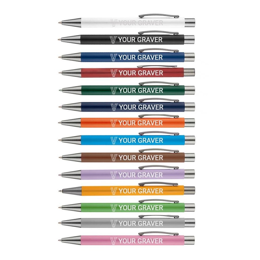 Custom Metal Pen | 14 Colors | Laser Engraving - Etsy