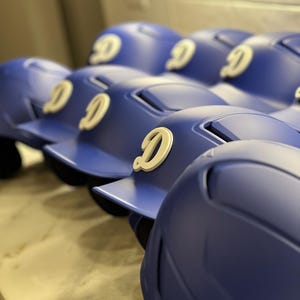 3D Printed Baseball/softball Helmet Decals: Custom PLA With 3M Adhesive ...