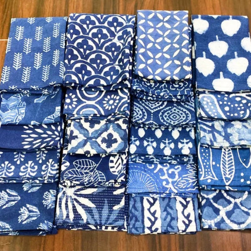 Blue Napkins - Etsy