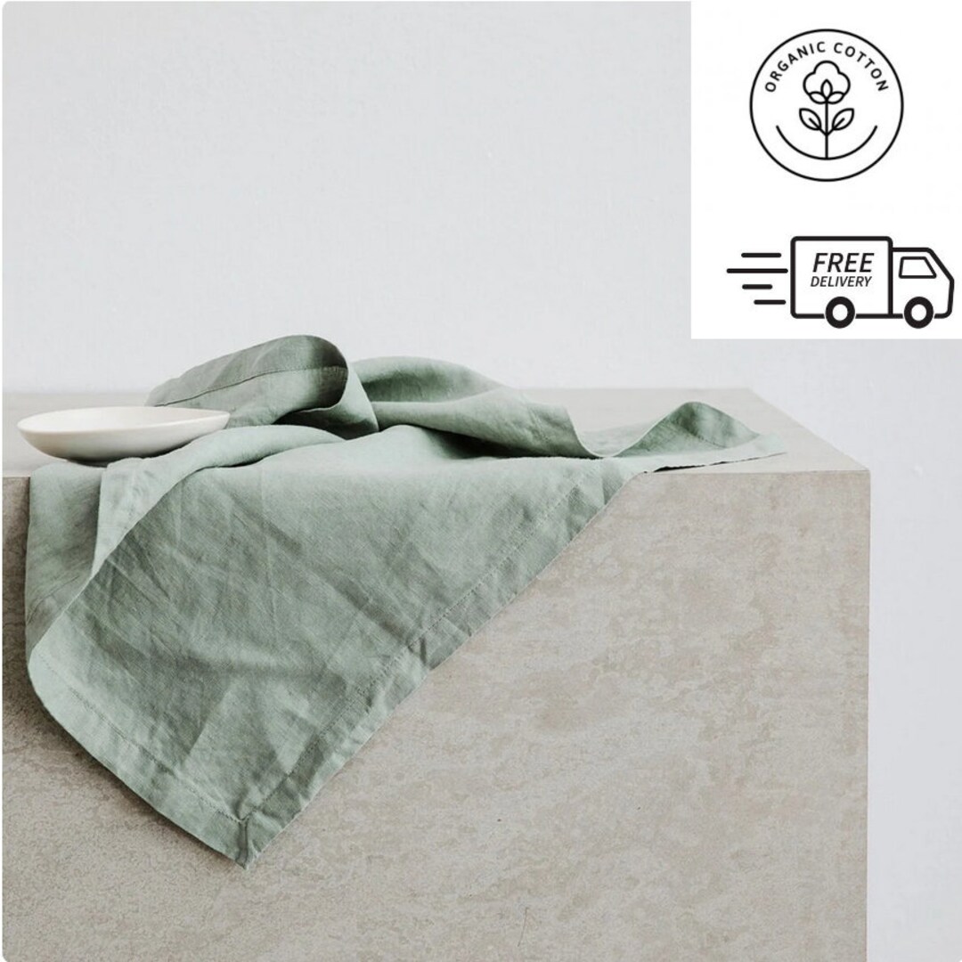100 Pack Sage Green Napkins for Everyday Dinner and Wedding Table ...