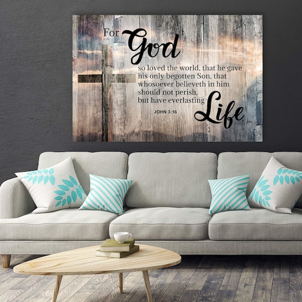 Bible Verse Canvas - Etsy