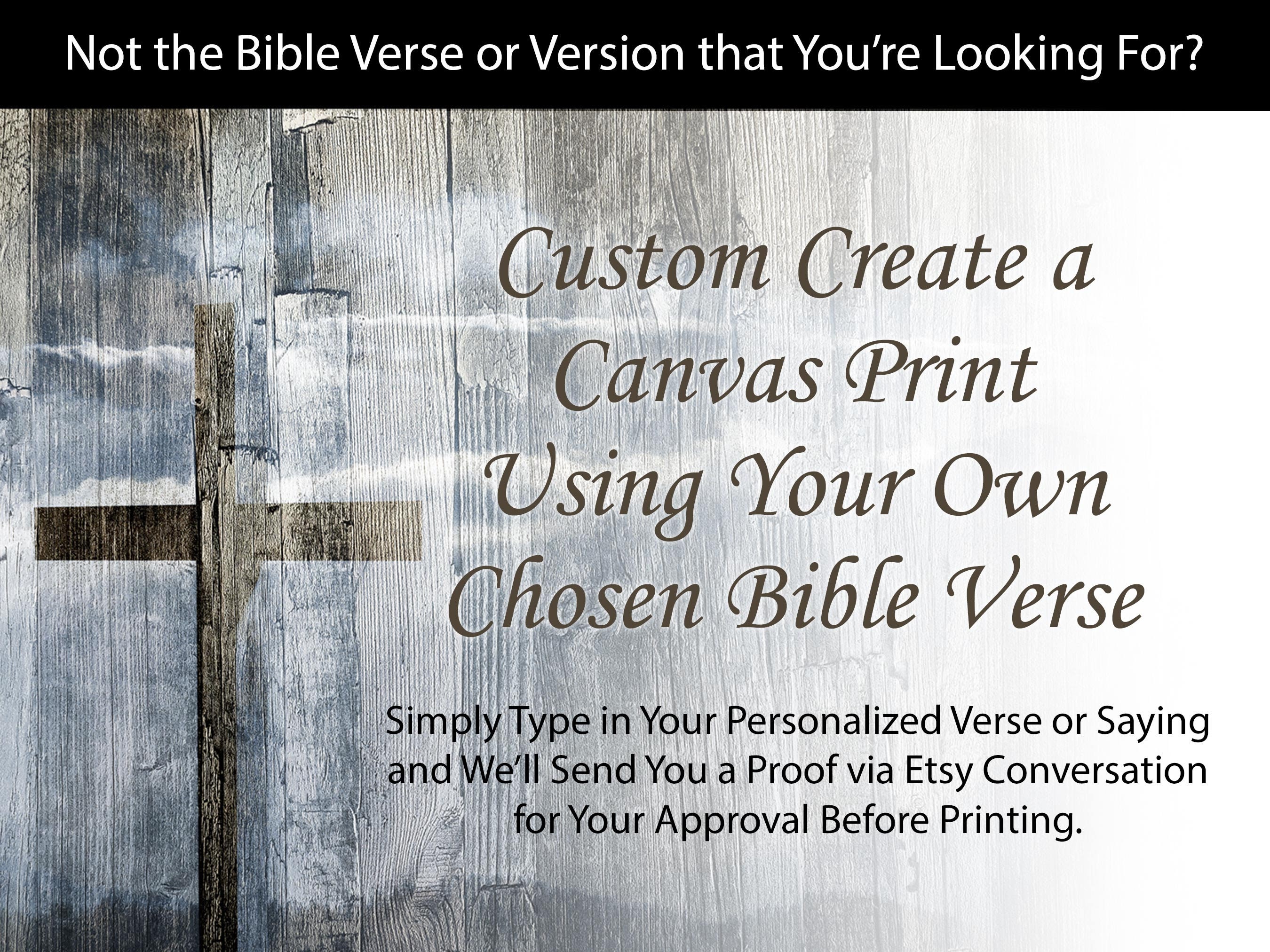 KJV Bible Verse Wall Art | John 3:16 | Create Your Own Custom Bible ...