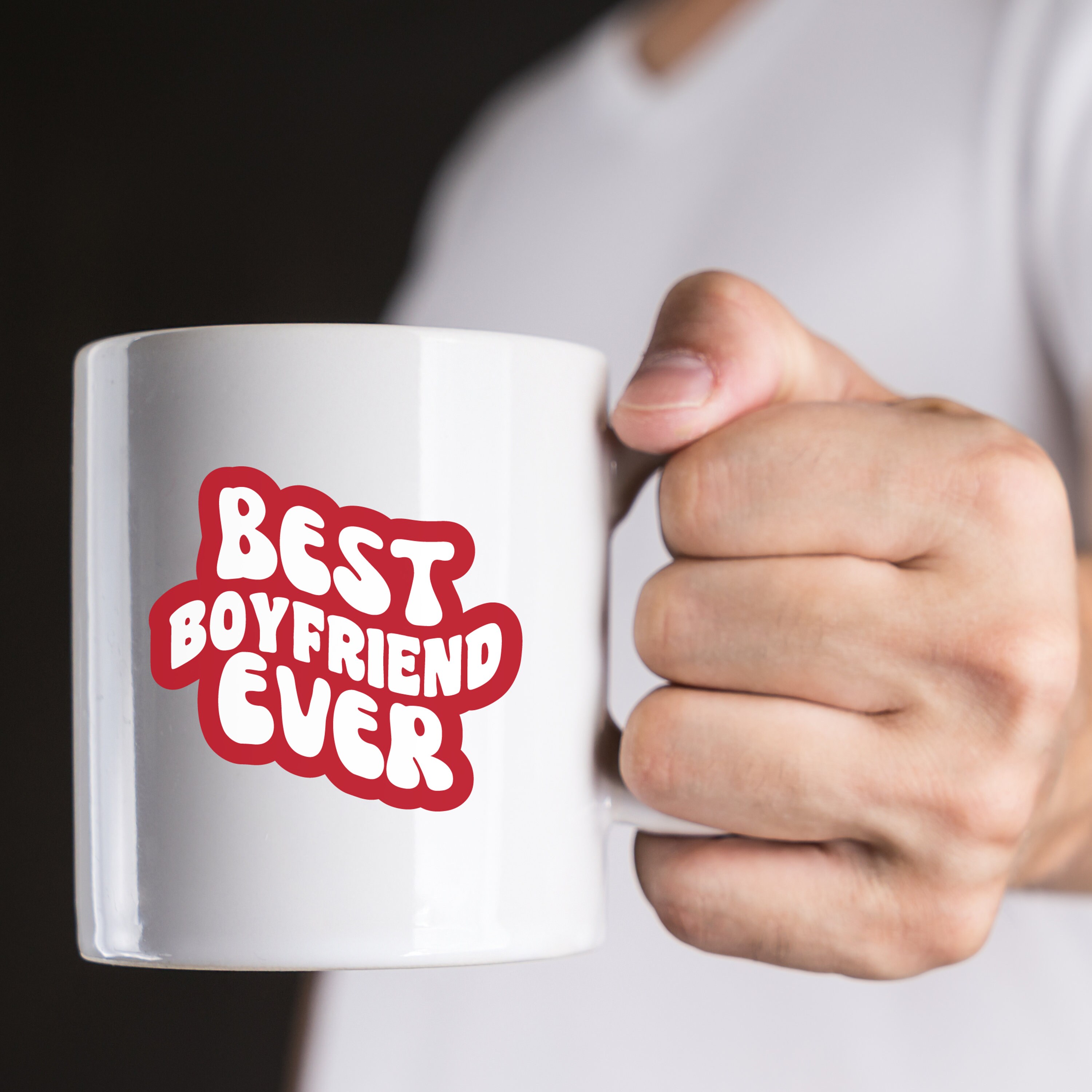 Best Boyfriend Ever Mug Boyfriend Mug Boyfriend Christmas - Etsy