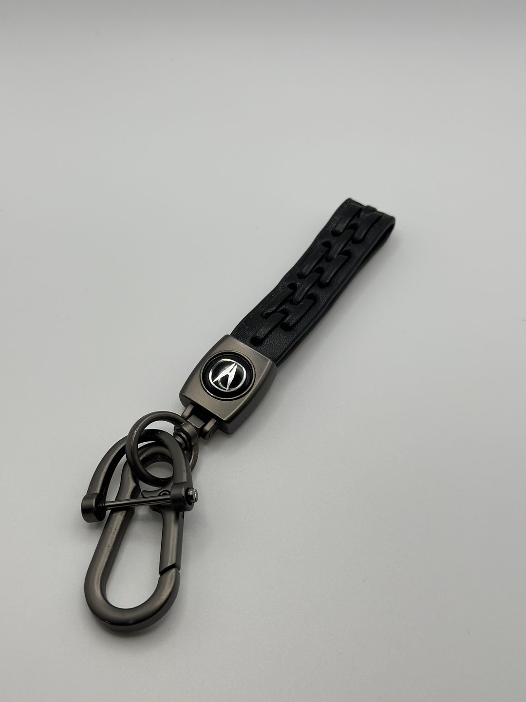 Acura High Quality Leather Swirl Style Keychain Perfect Gift - Etsy