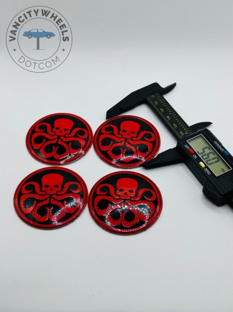 4PCS 56mm MARVEL Universe-hydra Stickers Emblems: Unleash the - Etsy ...
