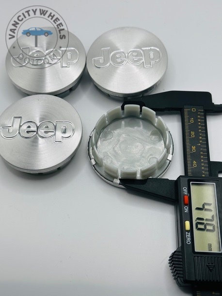 Set of 4 Jeep Chrome Alloy Wheel Center Caps 55mm Center Hub - Etsy