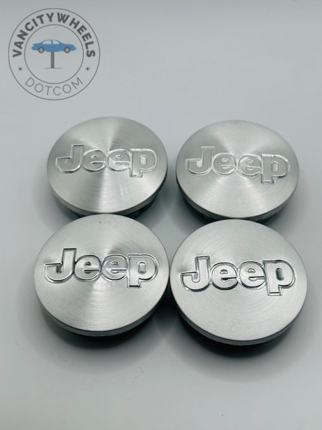 Set of 4 Jeep Chrome Alloy Wheel Center Caps 55mm Center Hub - Etsy