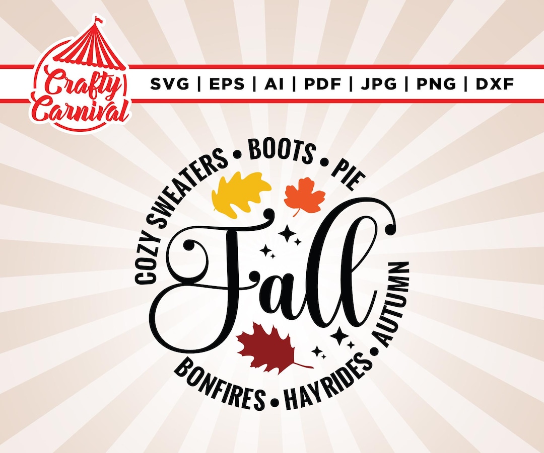 Fall Words Svg, Cricut, Sublimation, Halloween Svg, Spooky Season Svg ...