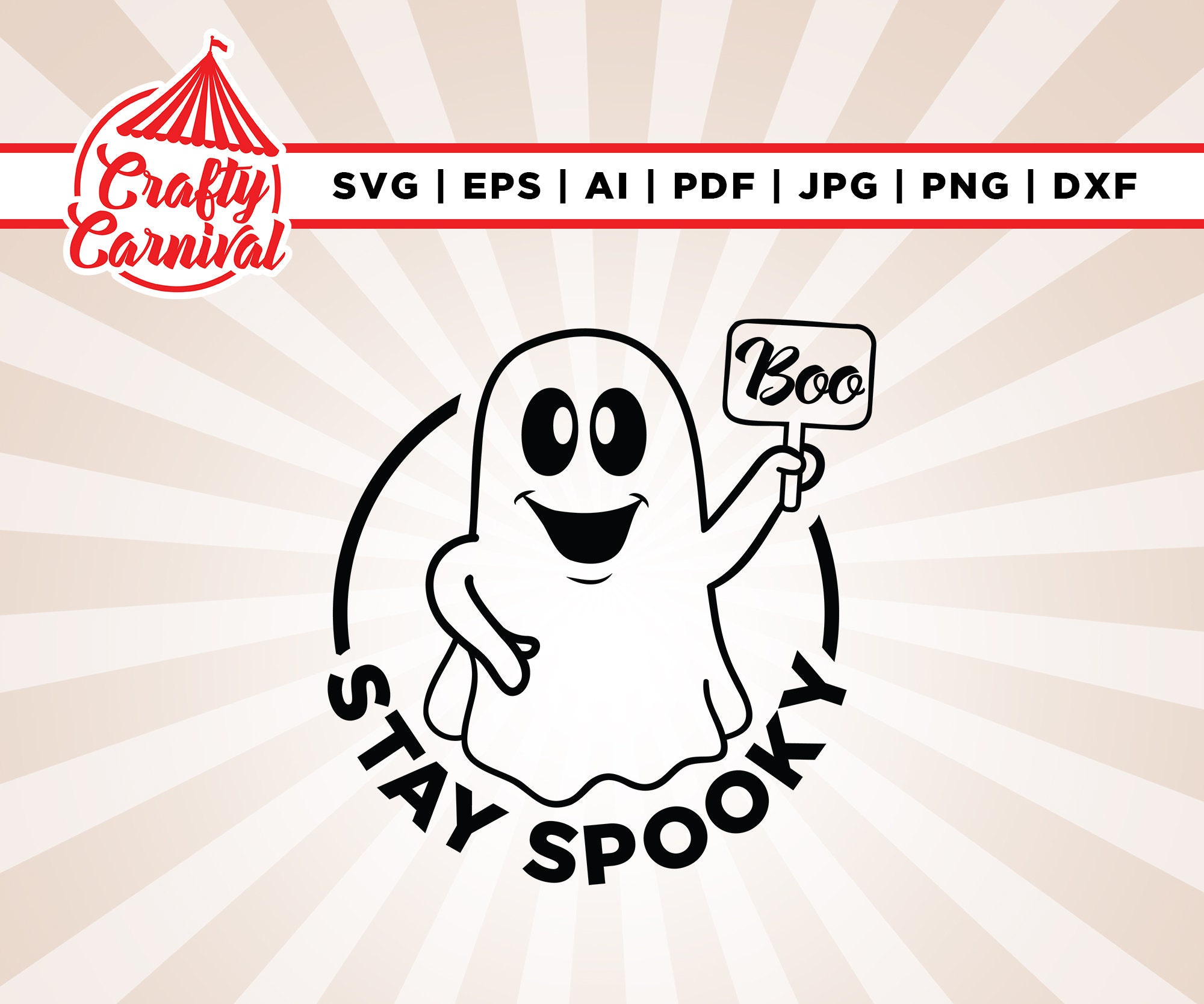 Stay Spooky Svg Funny Halloween Png Spooky Season Cute - Etsy