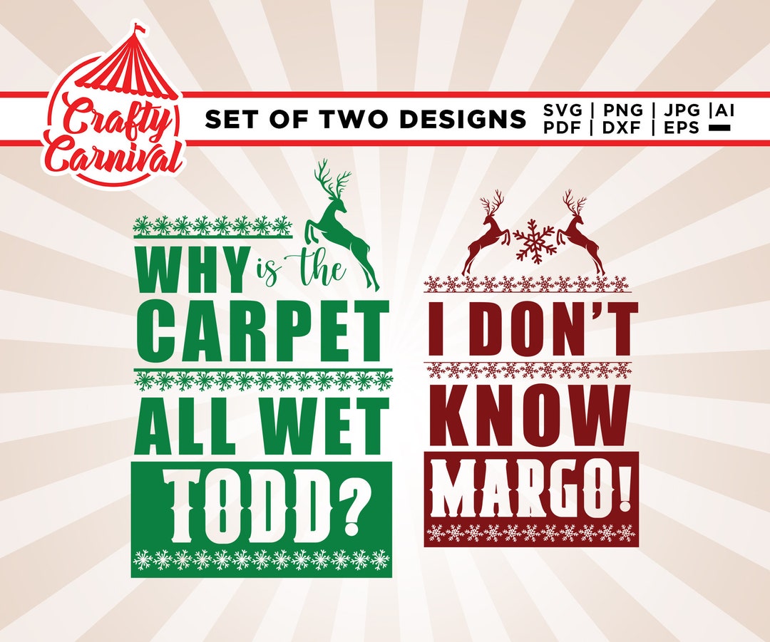 Christmas Vacation Todd and Margo Svg, Couple Christmas Svg, Christmas ...