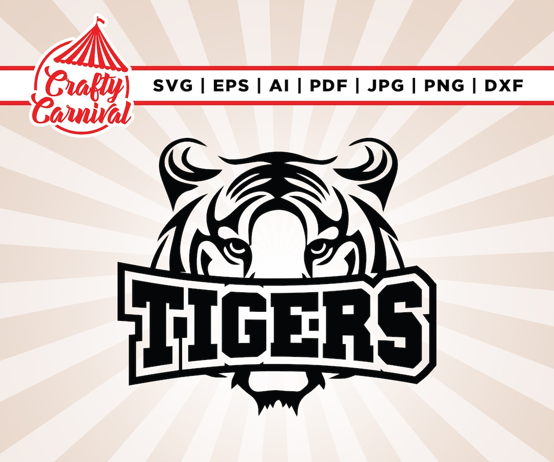 Tigers Svg, Tiger Svg, Tigers Mascot Svg, Tigers Sports Shirt, Cut File ...