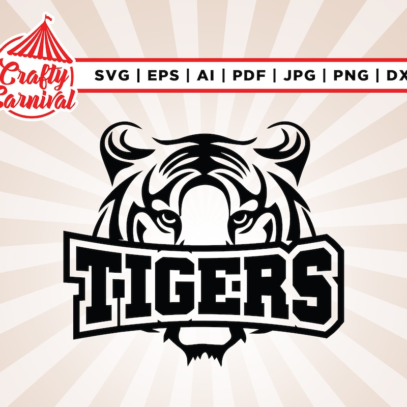 Tiger Svg - Etsy