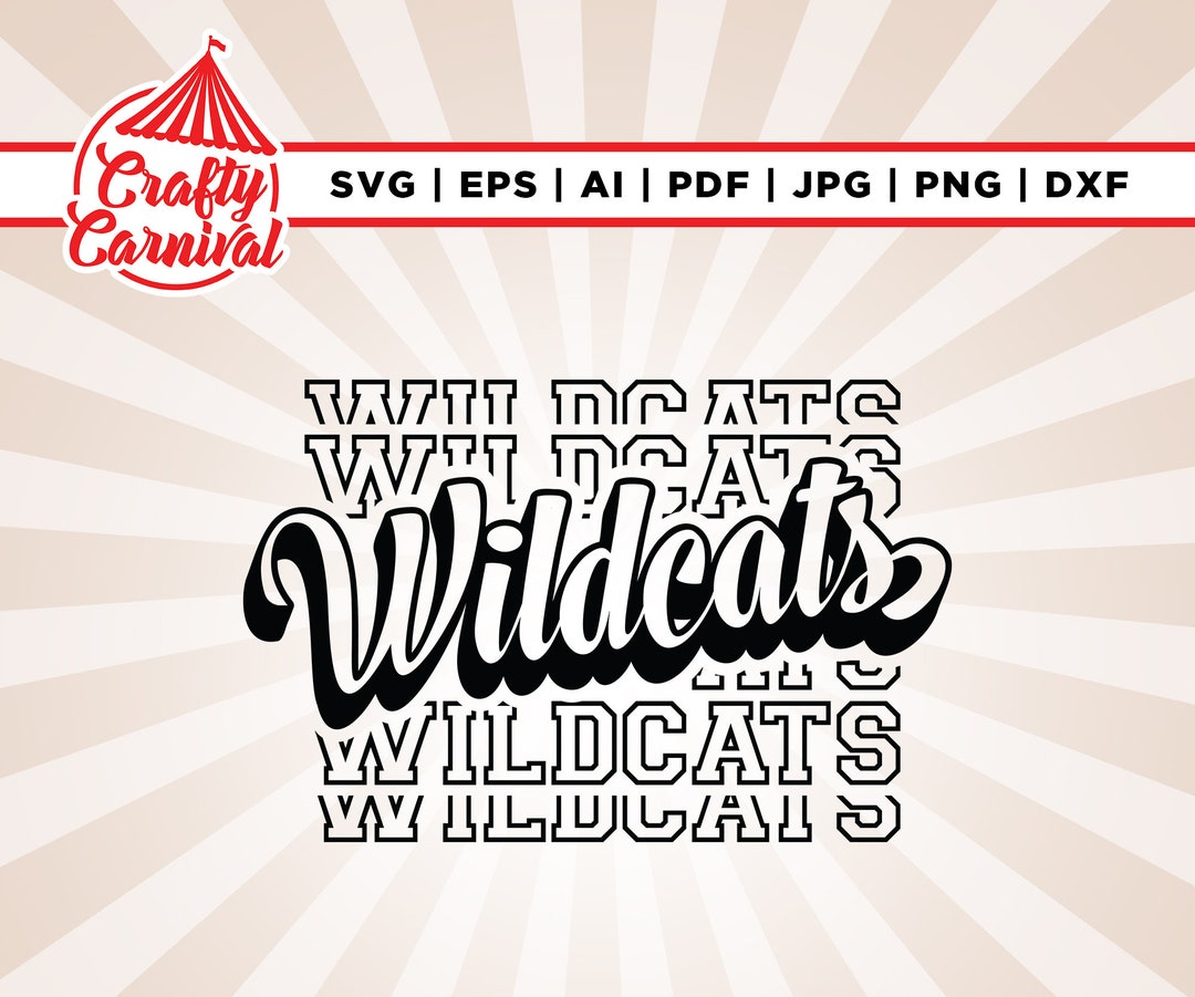 Wildcats Echo Svg, School Spirit, Cheer Svg, Football Baseball ...