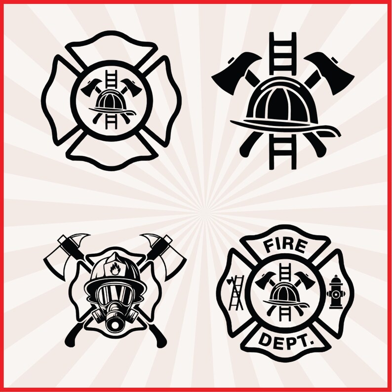 Fire Dept SVG, Fire Department Logo, Sublimation, Firefighter Svg ...