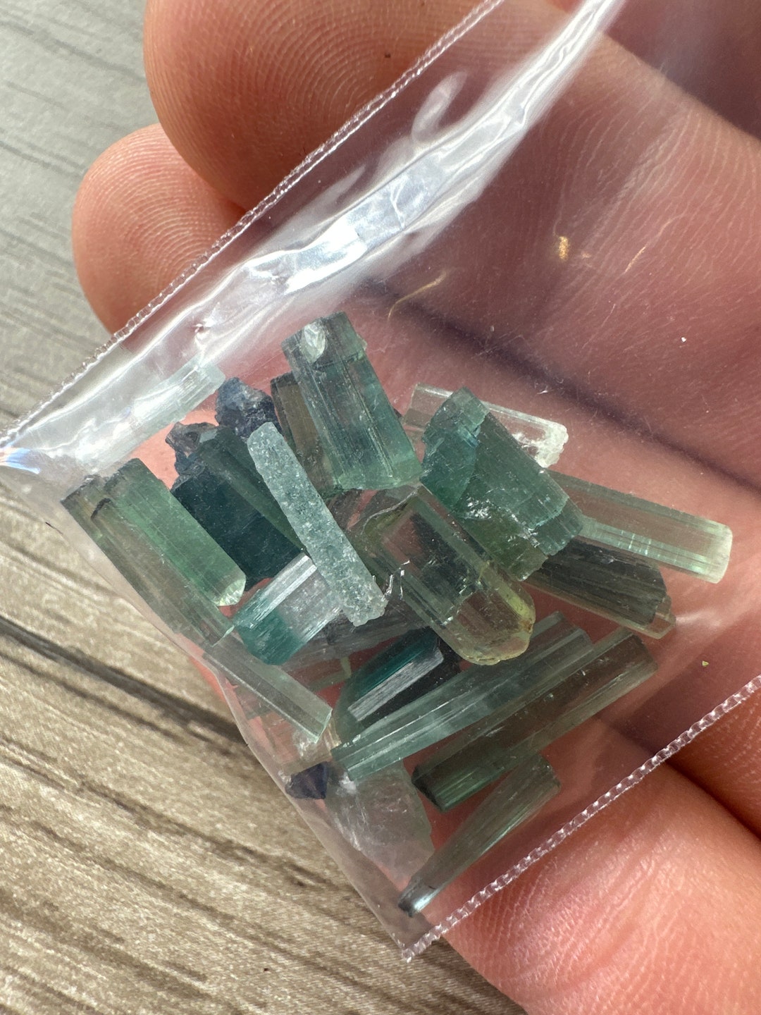 5.3g Mixed Blue Parcel of Tourmaline Crystals - Etsy