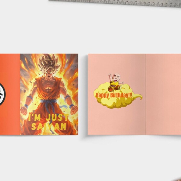 Dragon Ball Z Birthday Cards - Etsy