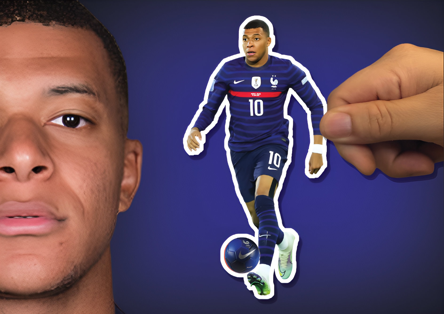 Kylian Mbappe Sticker Decal PSG France Vinyl Soccer for Car Truck ...
