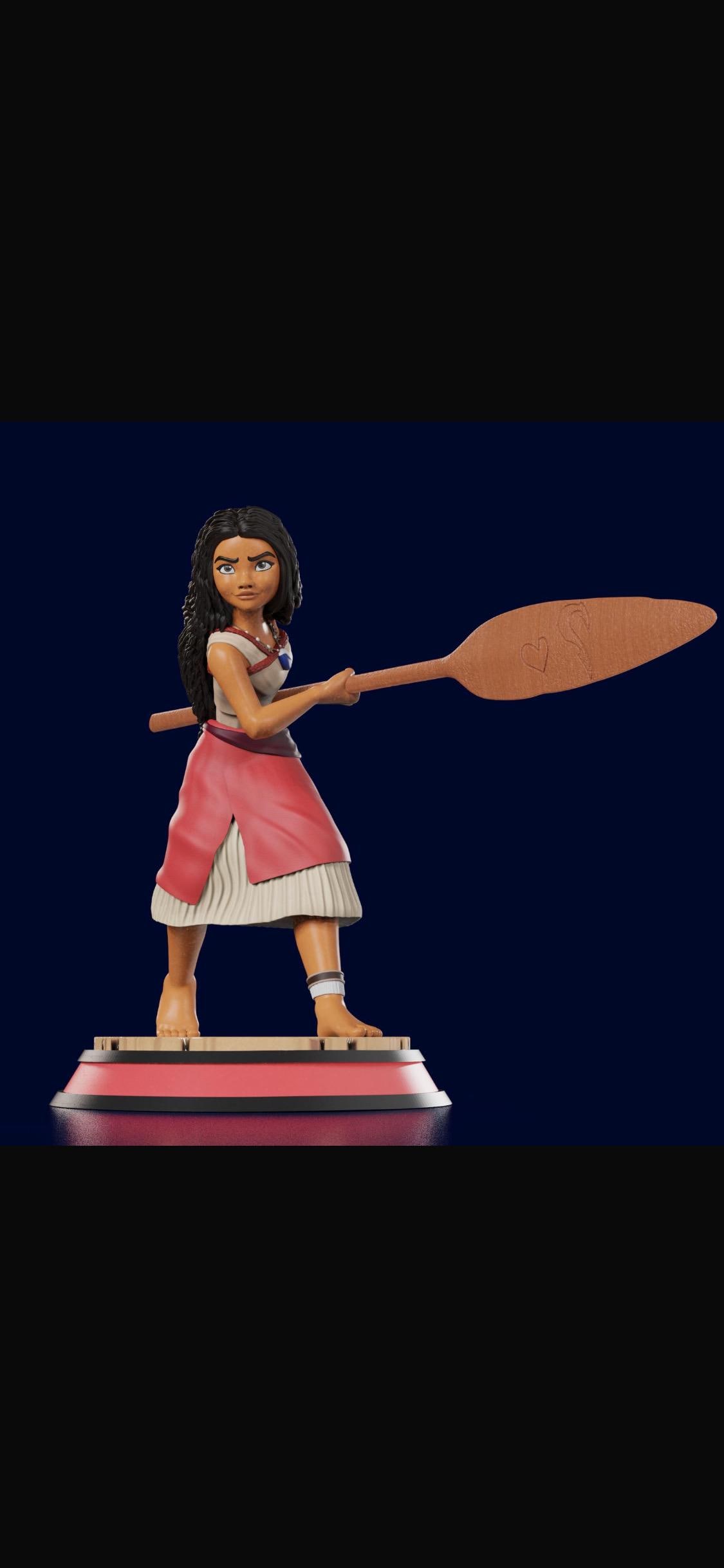 Moana 2 Character Stl File for 3d Printing - Etsy