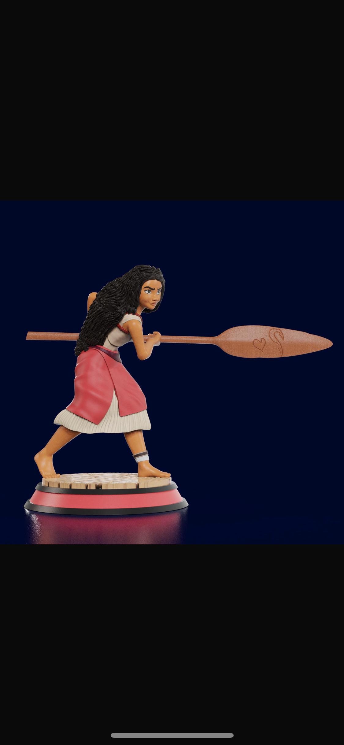 Moana 2 Character Stl File for 3d Printing - Etsy