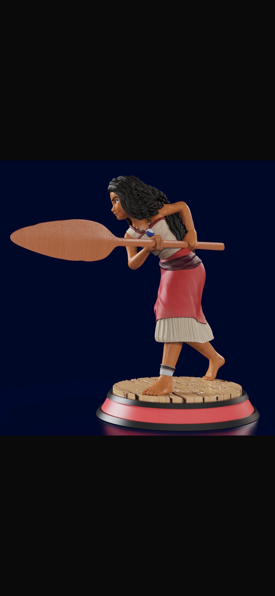 Moana 2 Character Stl File for 3d Printing - Etsy